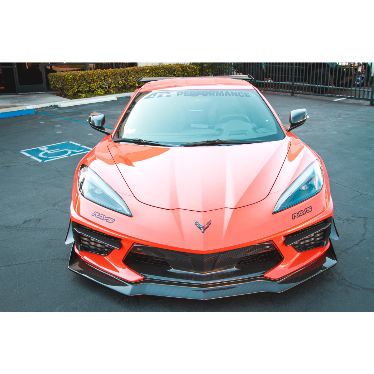 APR Performance C8 Corvette Stingray Carbon Fiber Front Bumper Side Be ...